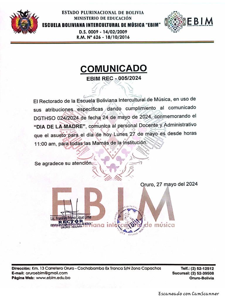 Comunicado | PDF