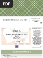Nota Bab 8 Etika & Plagiat Dalam Penulisan Akademik | PDF | Ilmu Sosial | Sains & Matematika