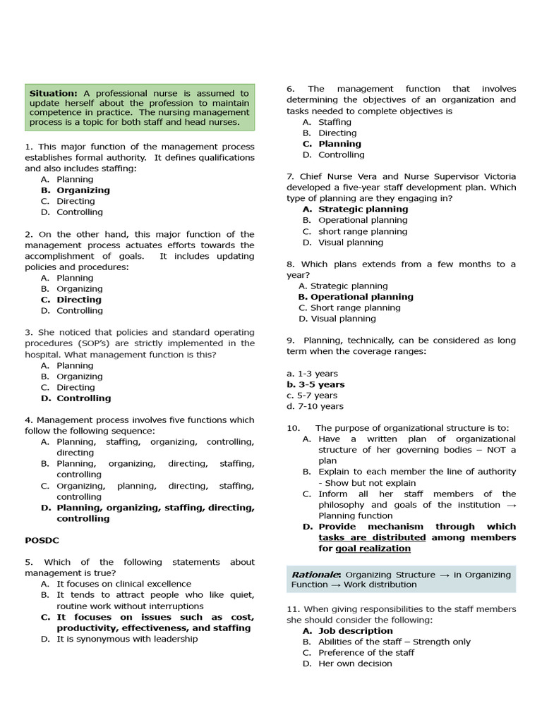 PALMR Final Coaching Exam Overview | PDF | Performance Appraisal | Nursing
