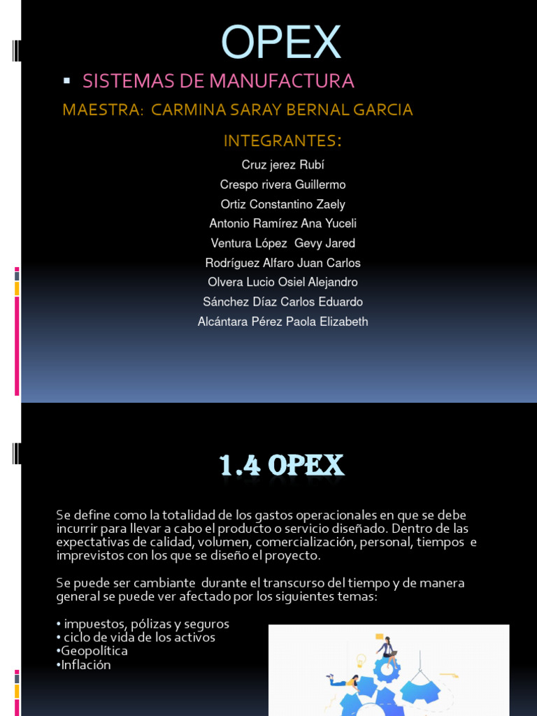 OPEX | PDF | Economias
