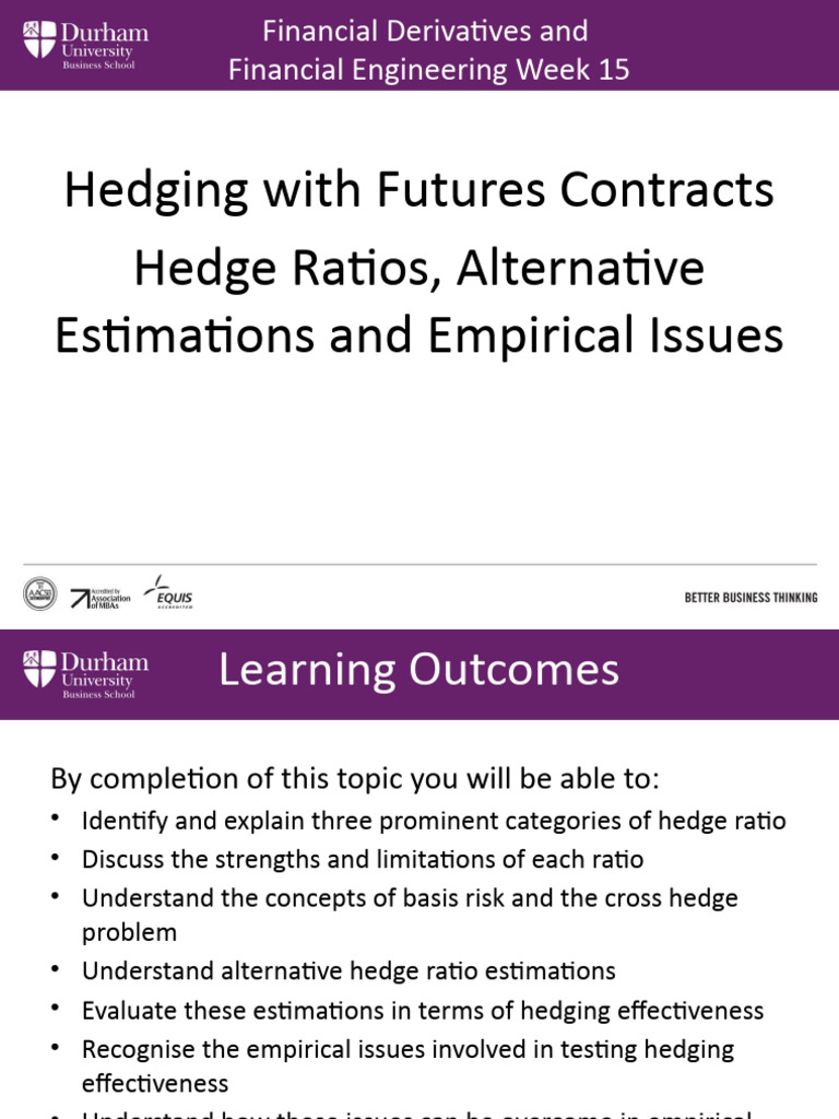 Fd Few 15 Lecture | Download Free PDF | Hedge (Finance) | Futures Contract