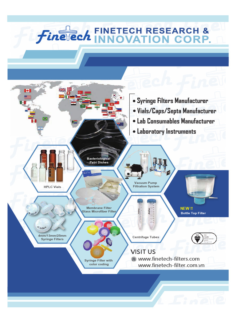 Open Finetech Catalogue 2023 2 | PDF | Filtration | Syringe