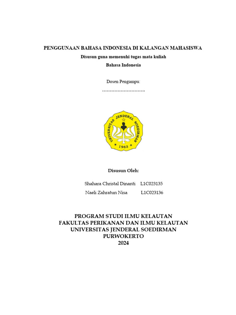 Template Penulisan Makalah 1 | PDF
