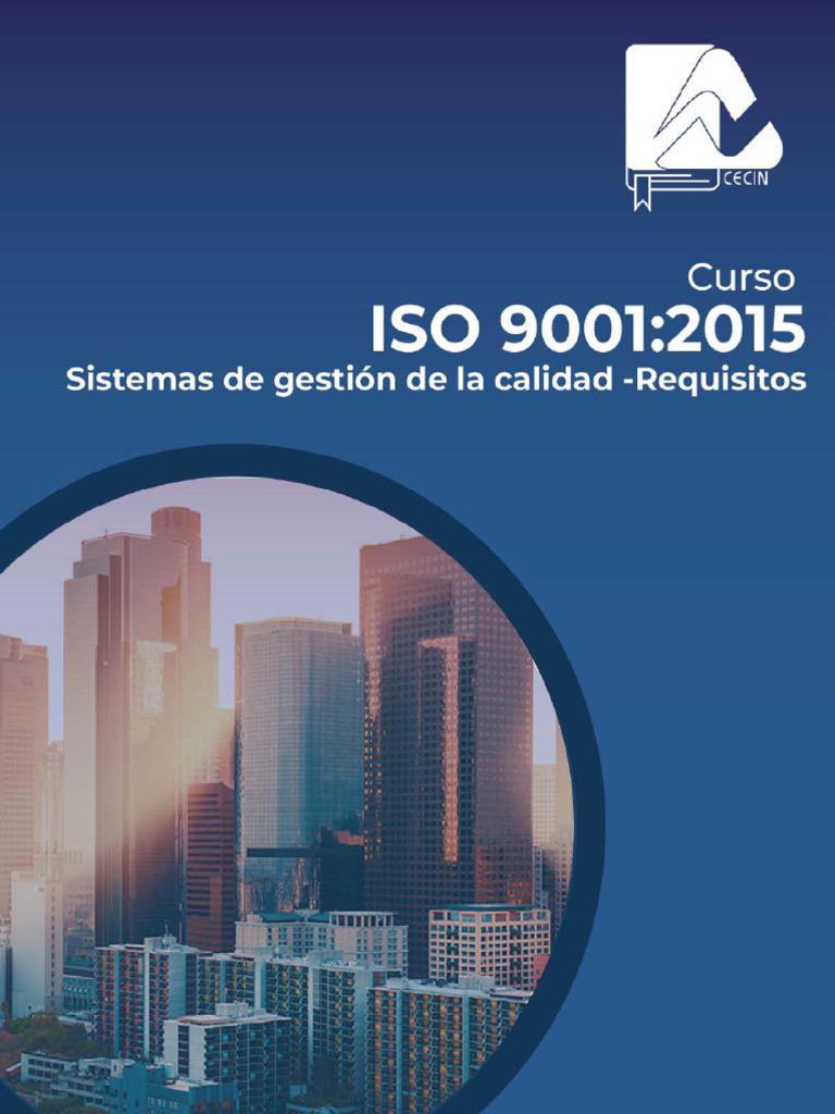 Cuadernillo ISO 9001 2015 - Sistemas de Gestión de La Calidad | PDF | Análisis FODA | Gestión de ...