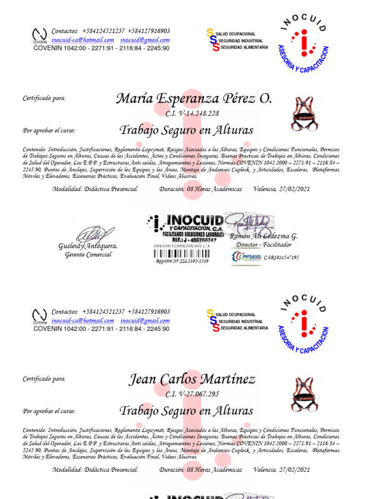 2 TRAB ALTURAS Campioni | PDF