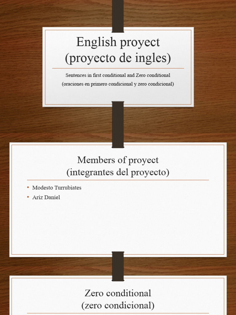English proyect | PDF