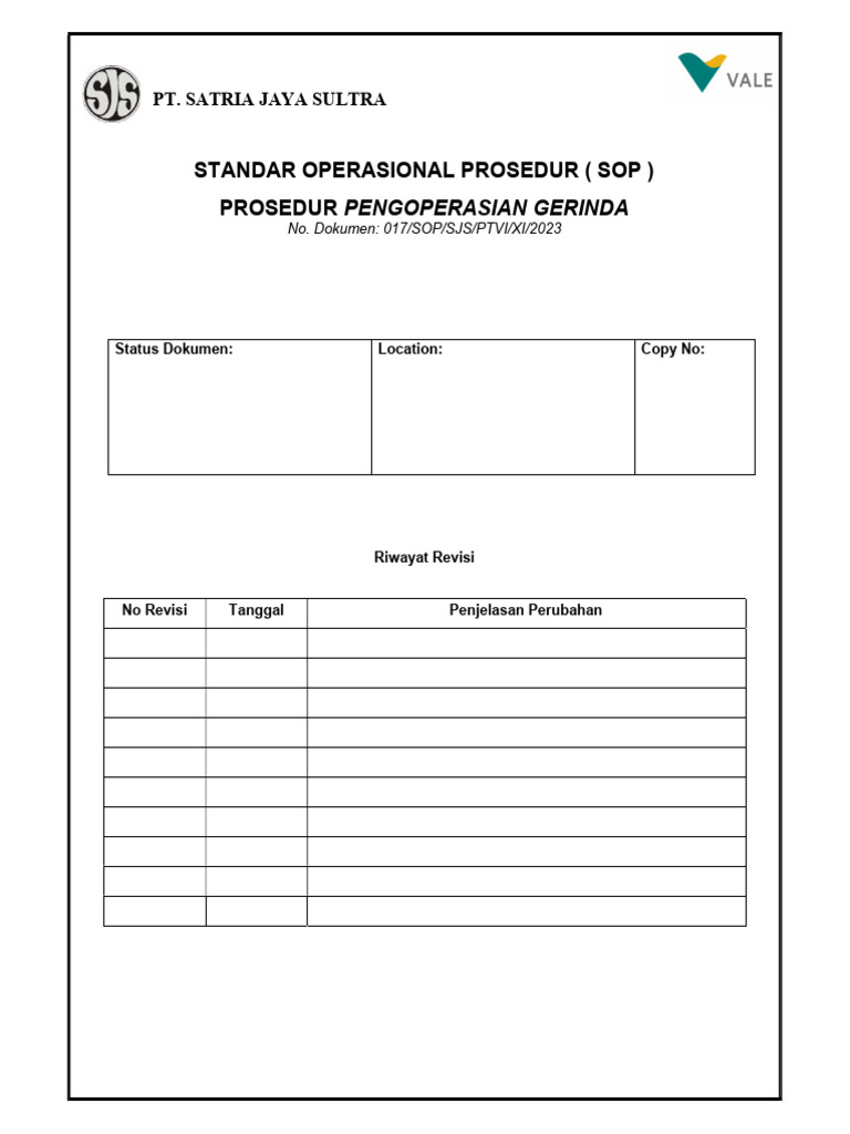 Sop Gerinda (Sign Pe) | PDF