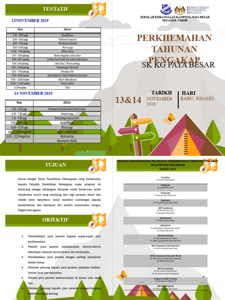 Buku Program Perkhemahan 2019 | PDF