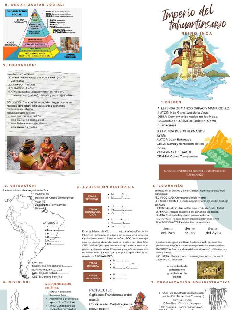 Incas | Descargar gratis PDF | Imperio Inca | Andes