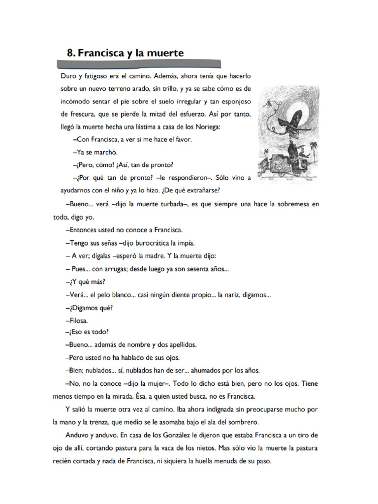 Francisca y La Muerte. | PDF