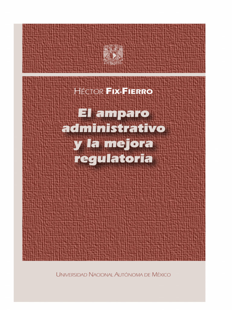 El Amparo Administrativo y La Mejora Regulatoria en Mexico | PDF ...
