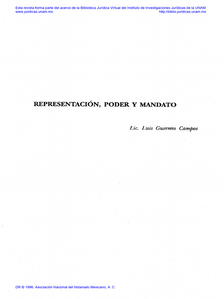 Poder Mandato y Representación 13 | PDF | Justicia | Crimen y violencia