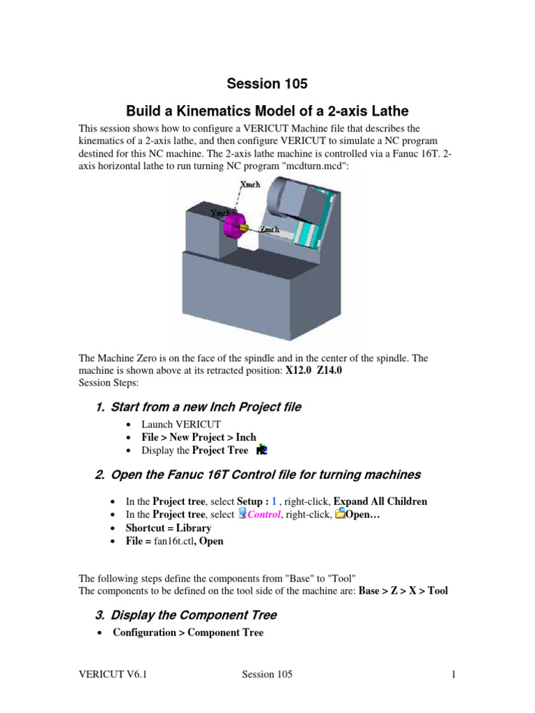 Session 105 Build Kinematics of 2 Lathe | PDF | System Software | Computing