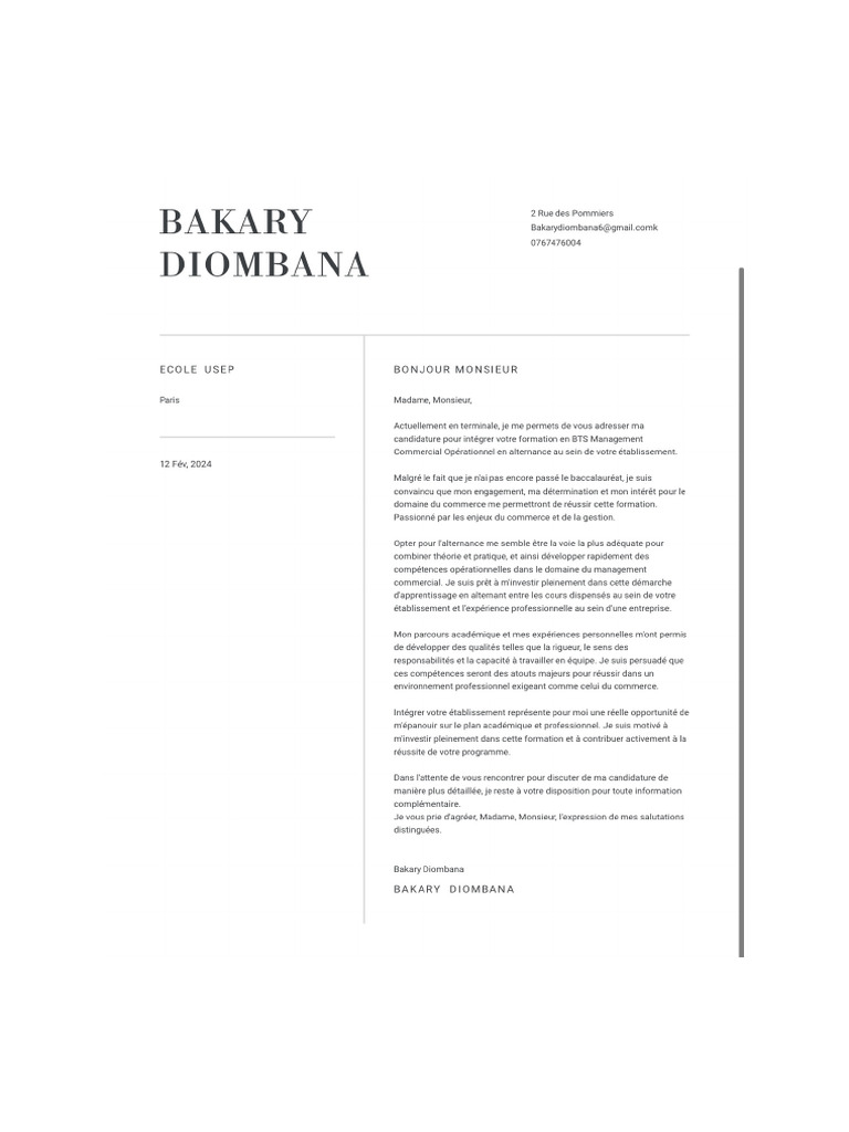 Photos PDF Lettre | PDF