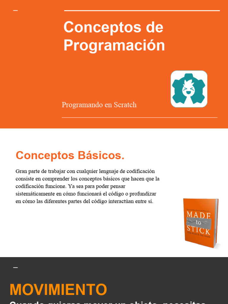 Conceptos de Programacion Scratch | PDF