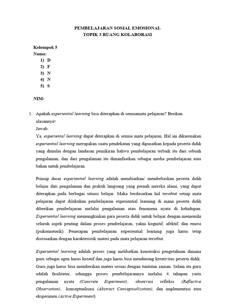 PSE_TOPIK 3_RK LEMBAR KERJA C1 | PDF