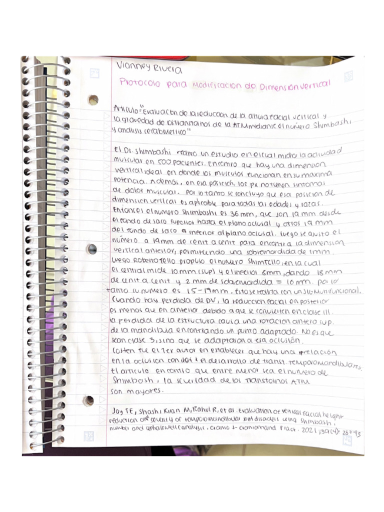 Protocolo de DVO | PDF