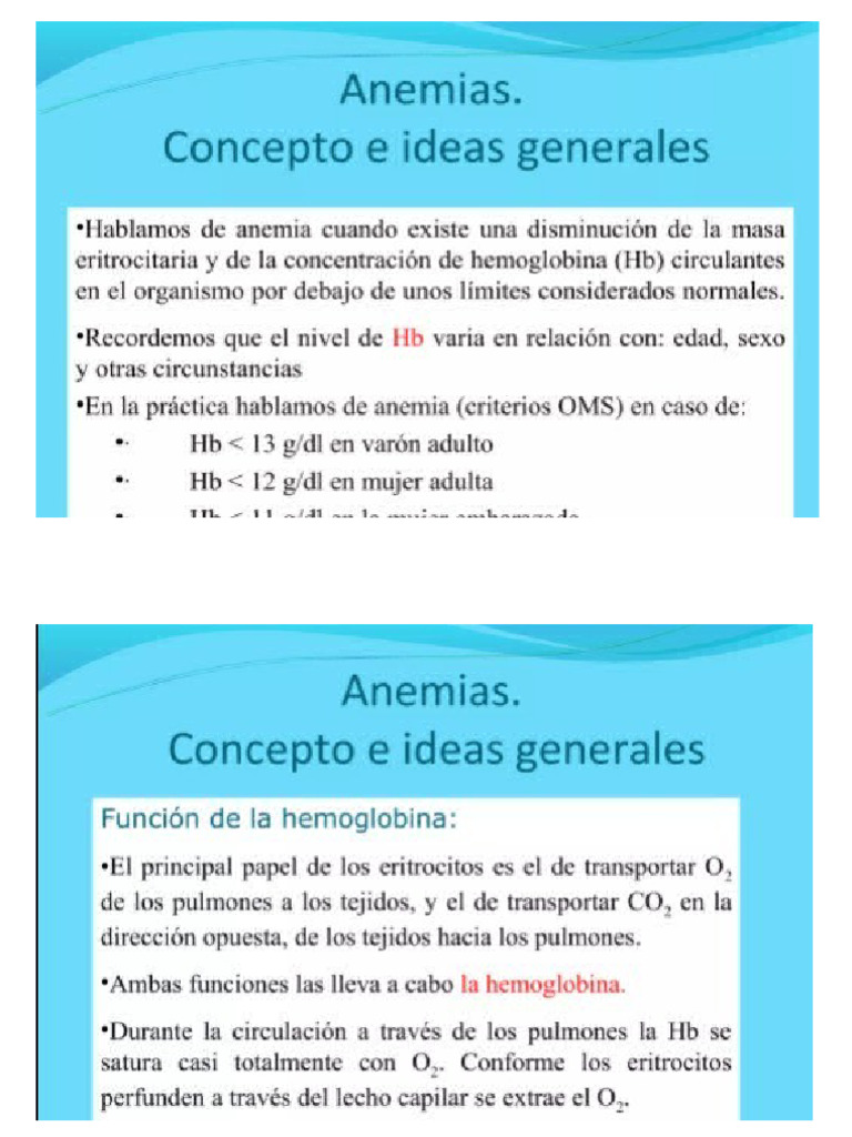 Fotos Anemia | PDF