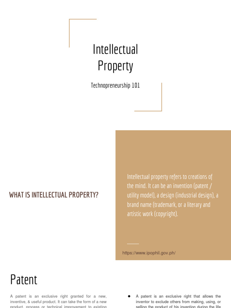 Intellectual Property | PDF | Patent | Invention