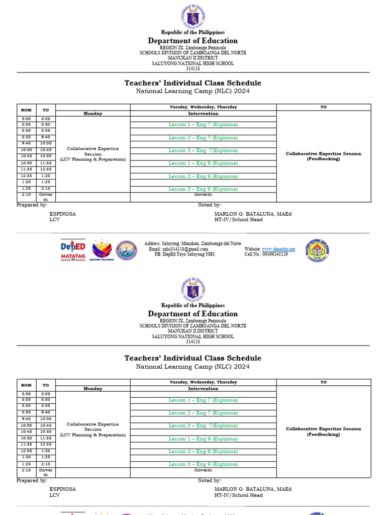 Sample-Teachers-Individual-Program | PDF