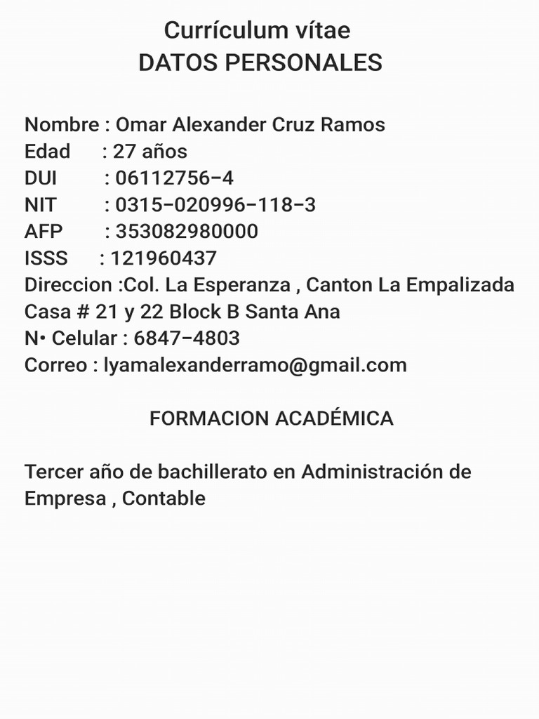 Omar Cruz | PDF