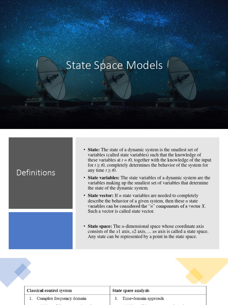 Understanding State Space Models | PDF | Science & Mathematics