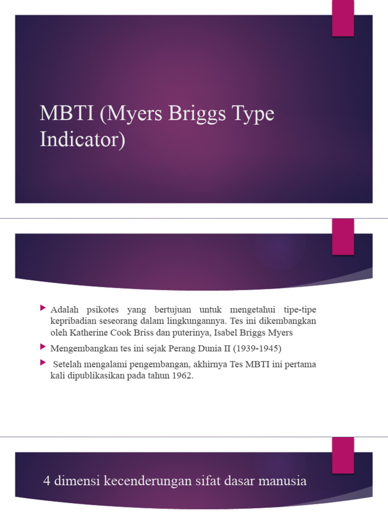 MBTI | PDF