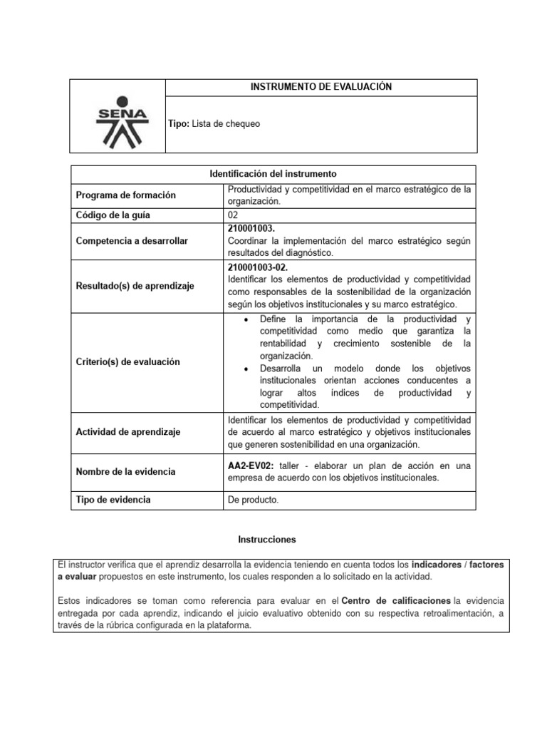 Ie Aa2-Ev02 | PDF | Evaluación | Business