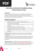 Examination Handbook - in Person Invigilated Exams - April 2025 | PDF ...