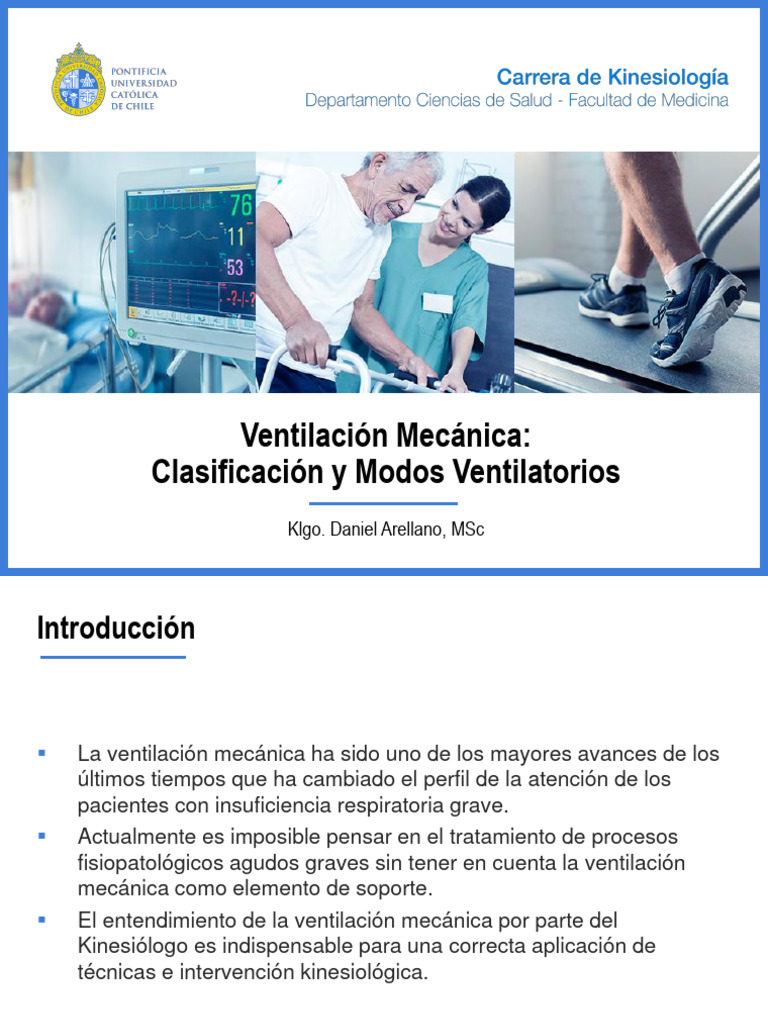 Clase 01 Ventilación Mecánica Clasificación | PDF | Respiración | Sistema respiratorio