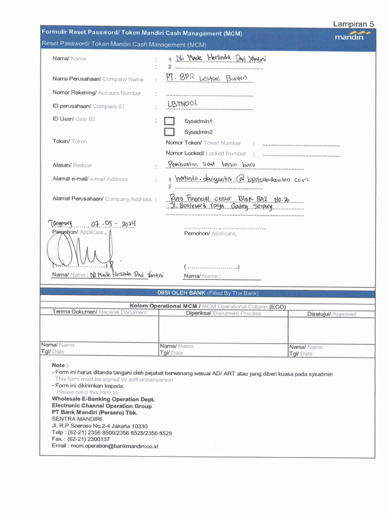 Form Reset Password Token & Sysadmin MCM | PDF