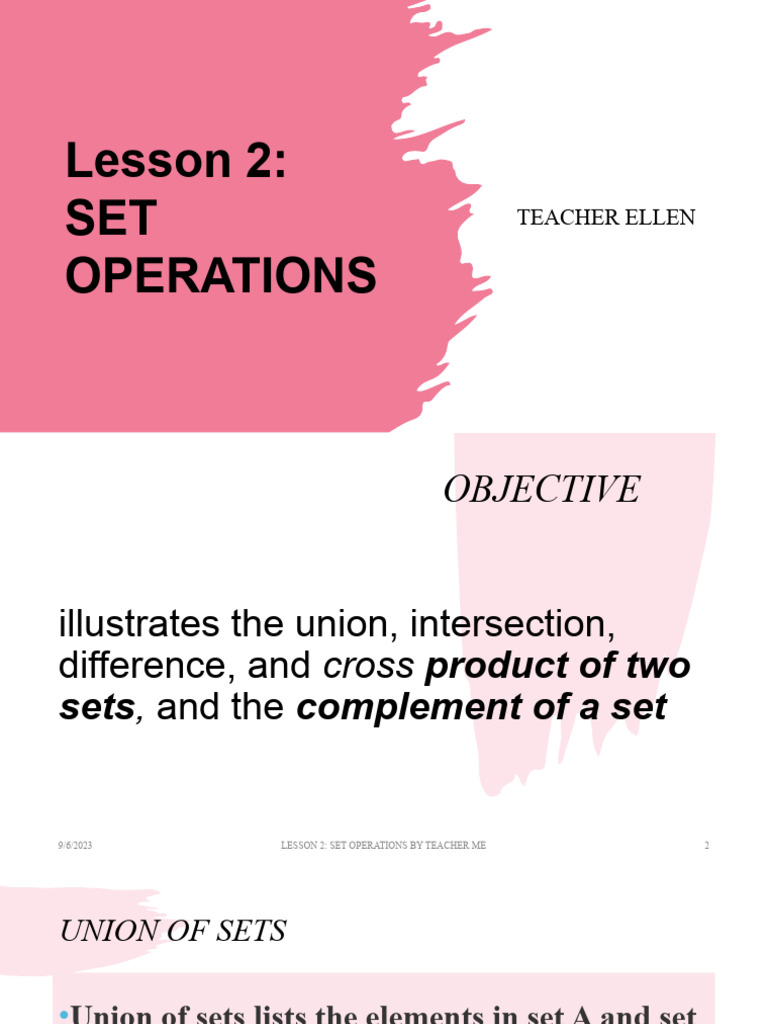 Math 7 q1 Lesson 3 Venn Diagram | PDF | Teaching Methods & Materials