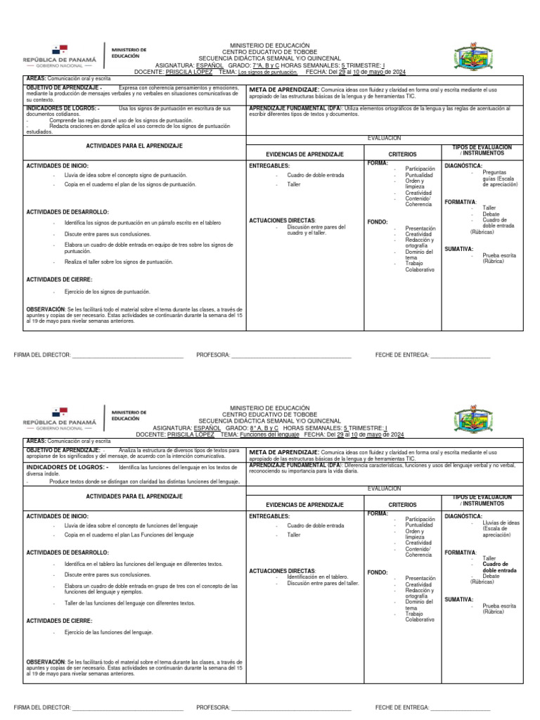 Secuencias Hasta Mayo de 2024 Premedia Tobobe | PDF | Puntuación ...