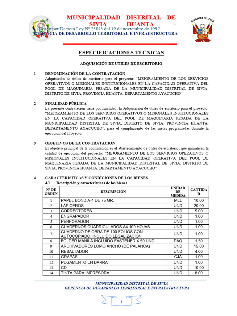 Ee - Tt. Utiles de Escritorio 23 | PDF