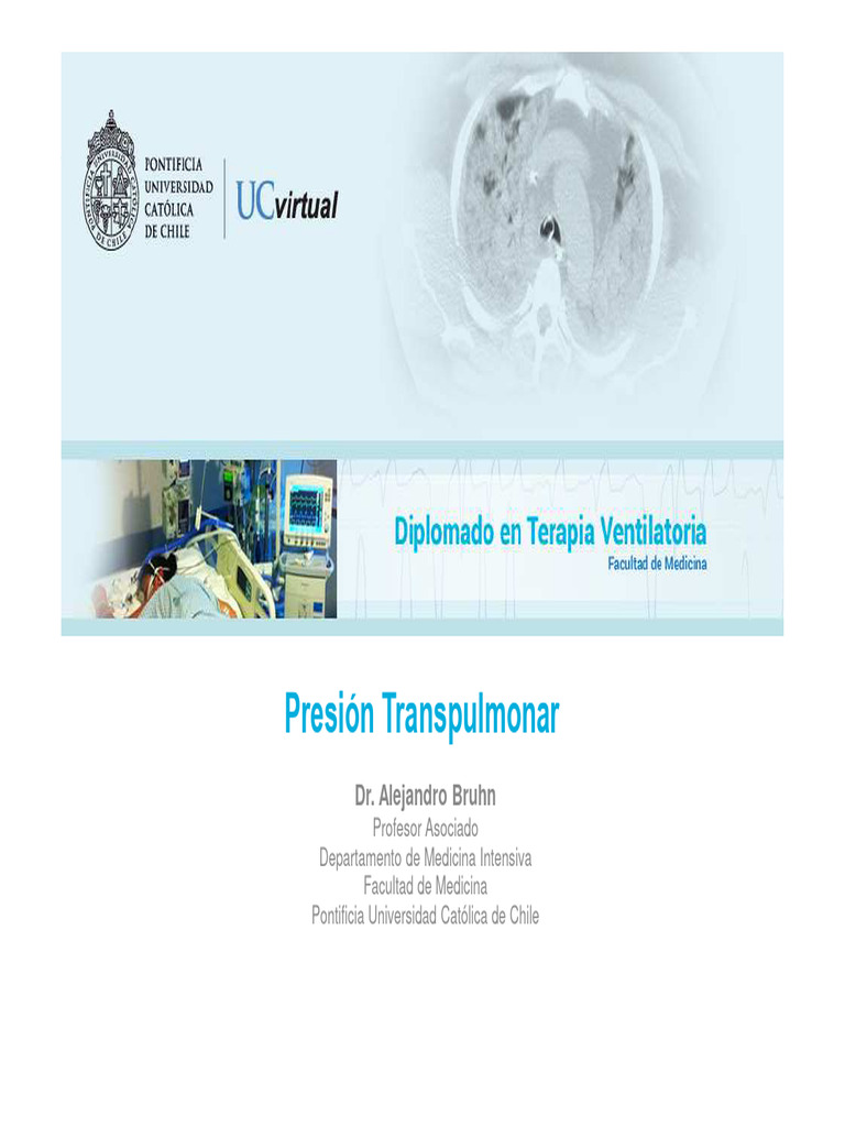 Presión Transpulmonar en Ventilación | PDF