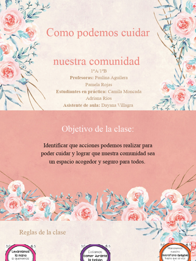 Cuidemos nuestra comunidad 1 | PDF