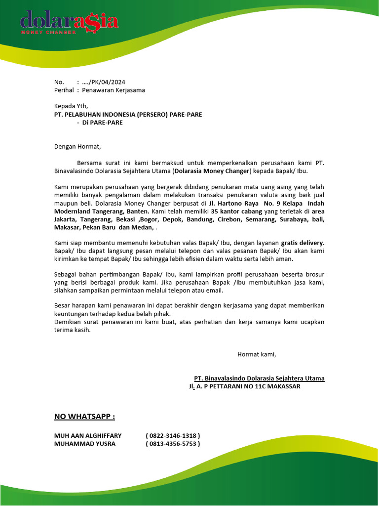 Proposal Da TH 2024 Pare-Pare | PDF