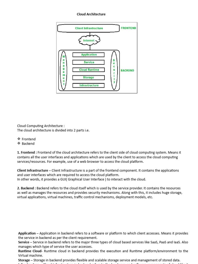 Cloud Architecture | PDF | Cloud Computing | Databases