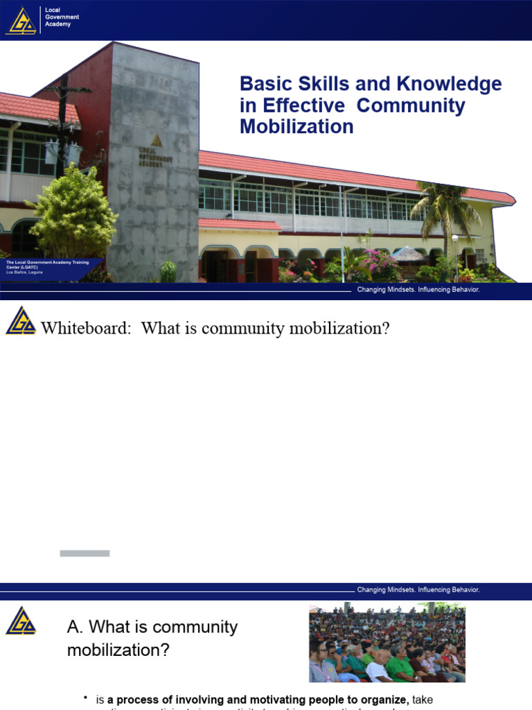 Topic 4 Effective Community Mobilization | PDF | Mindset | Community