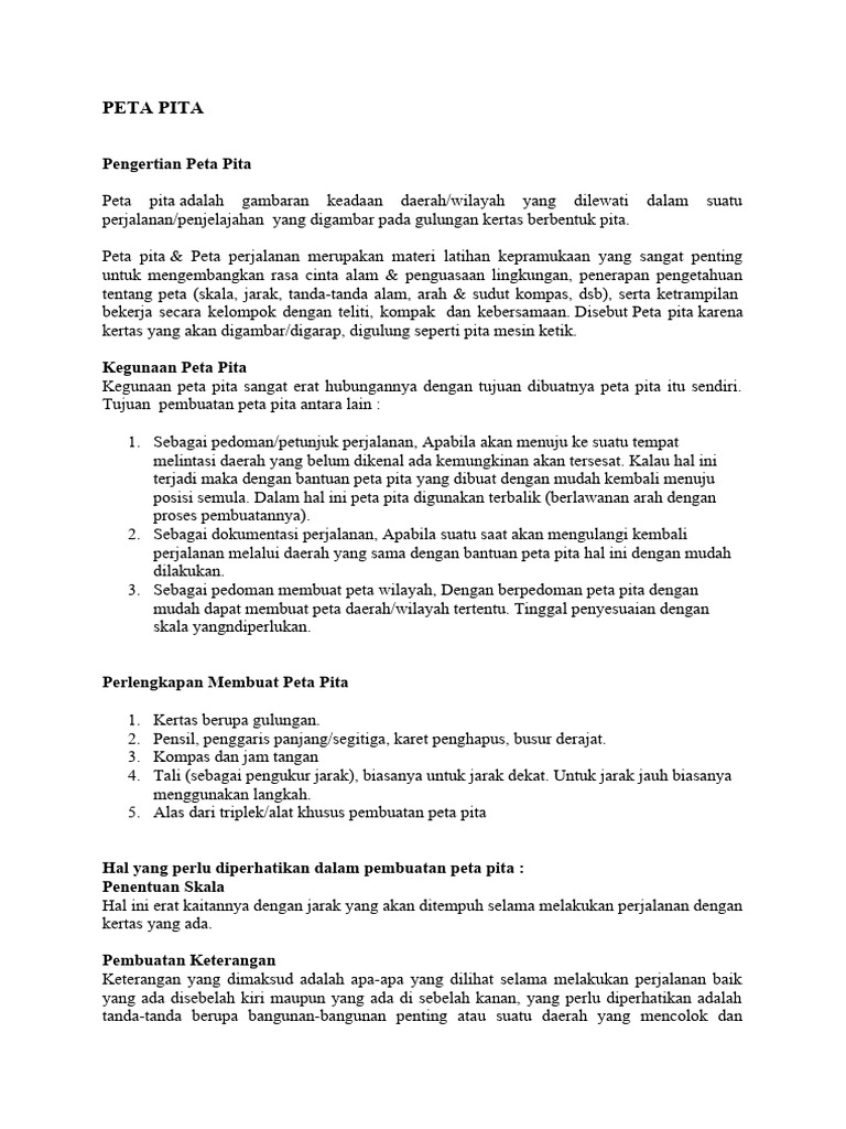 Peta Pita | PDF
