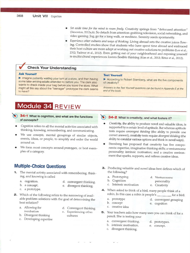 MYERS Psychology For The AP Course - 401-500 | PDF