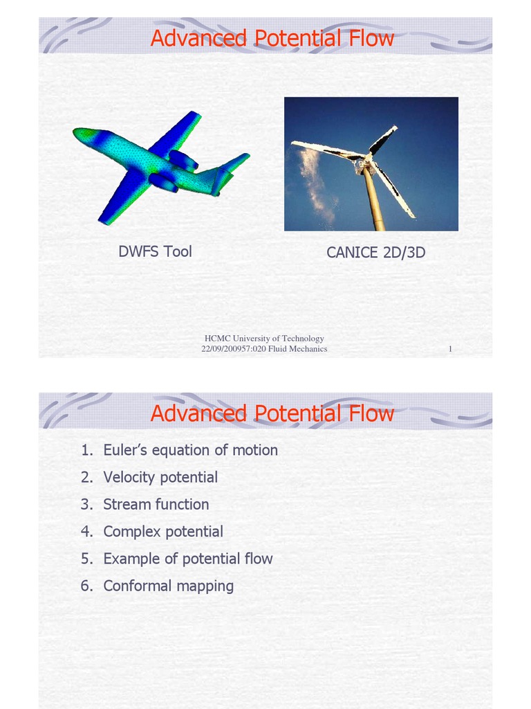 3 Advanced Potential Flow | PDF