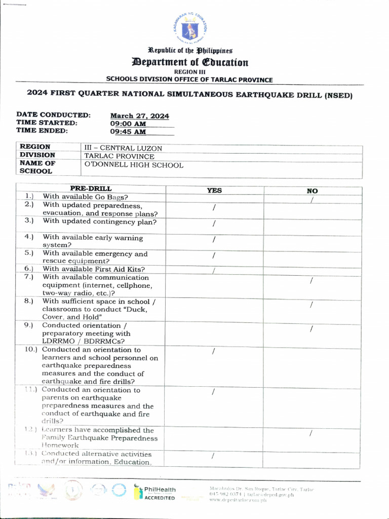 NSED 1 4th Quarter Report | PDF | Electron