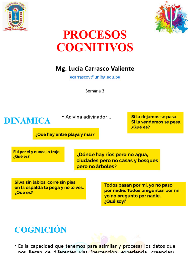 Procesos Cognitivos Basicos | PDF | Memoria | Atención
