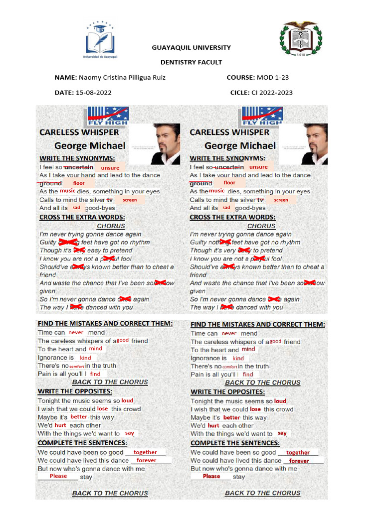 Careless Whisper | PDF