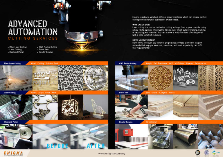 Enigma Cutting E Brochure | PDF