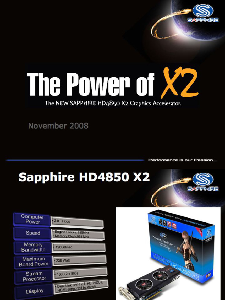 Sapphire HD4850 x 2 prese | PDF