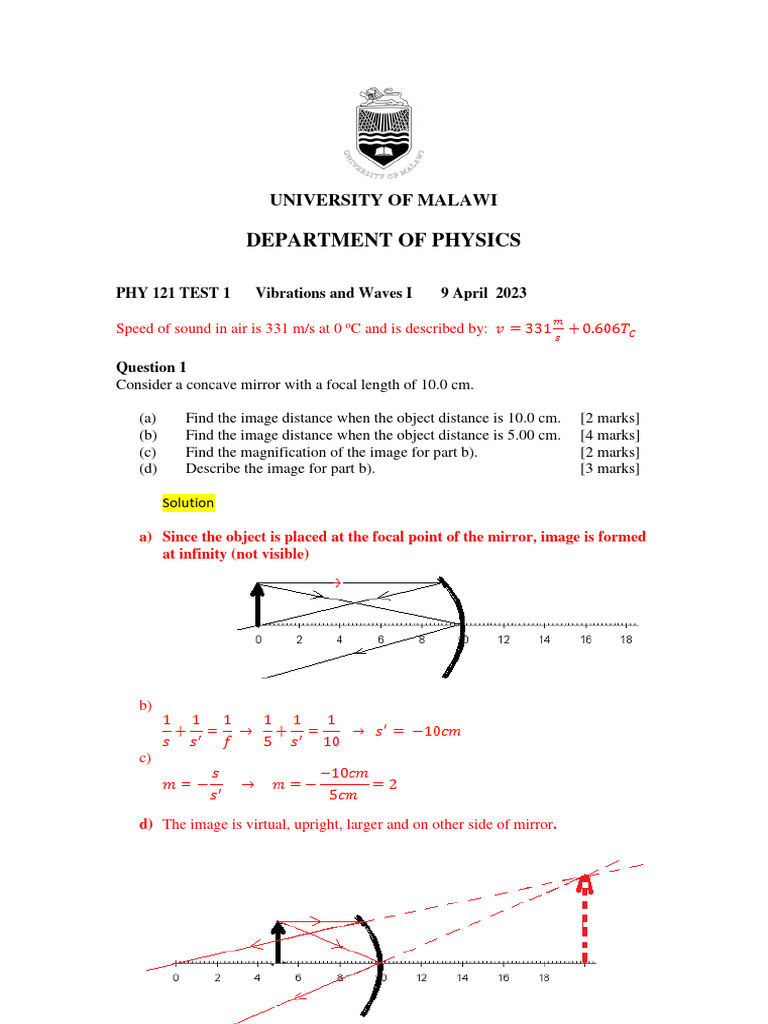 Phy Tutorial | PDF | Waves | Sound