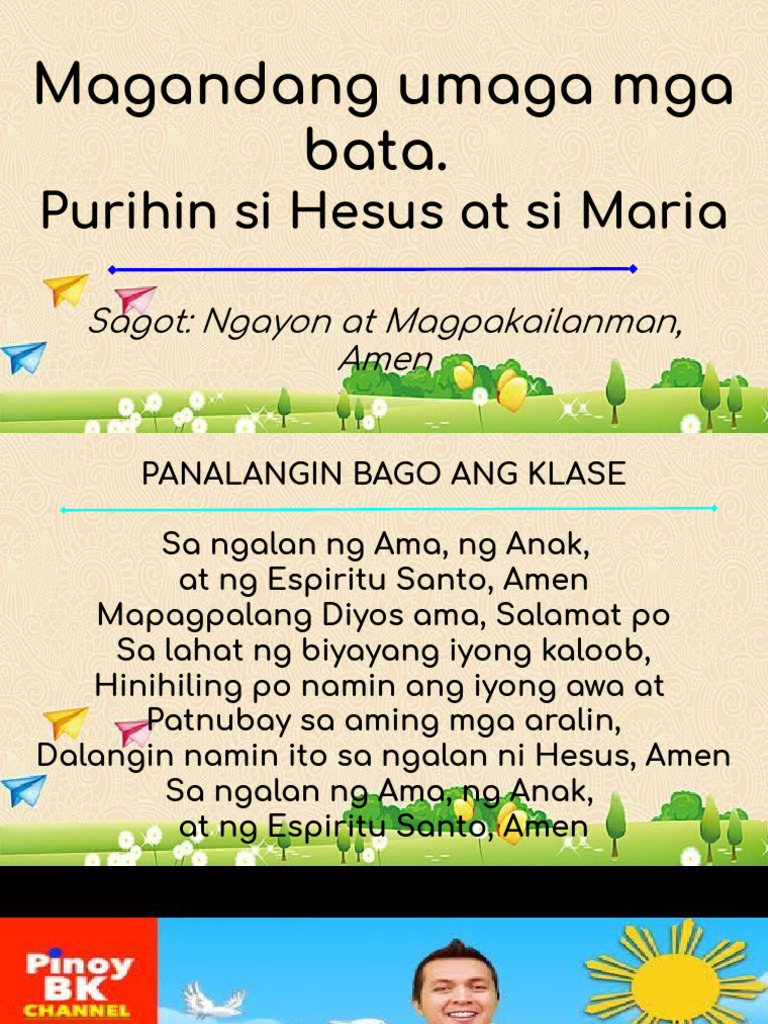 Filipino 3 Lesson Presentation - Panghalip Panao | PDF