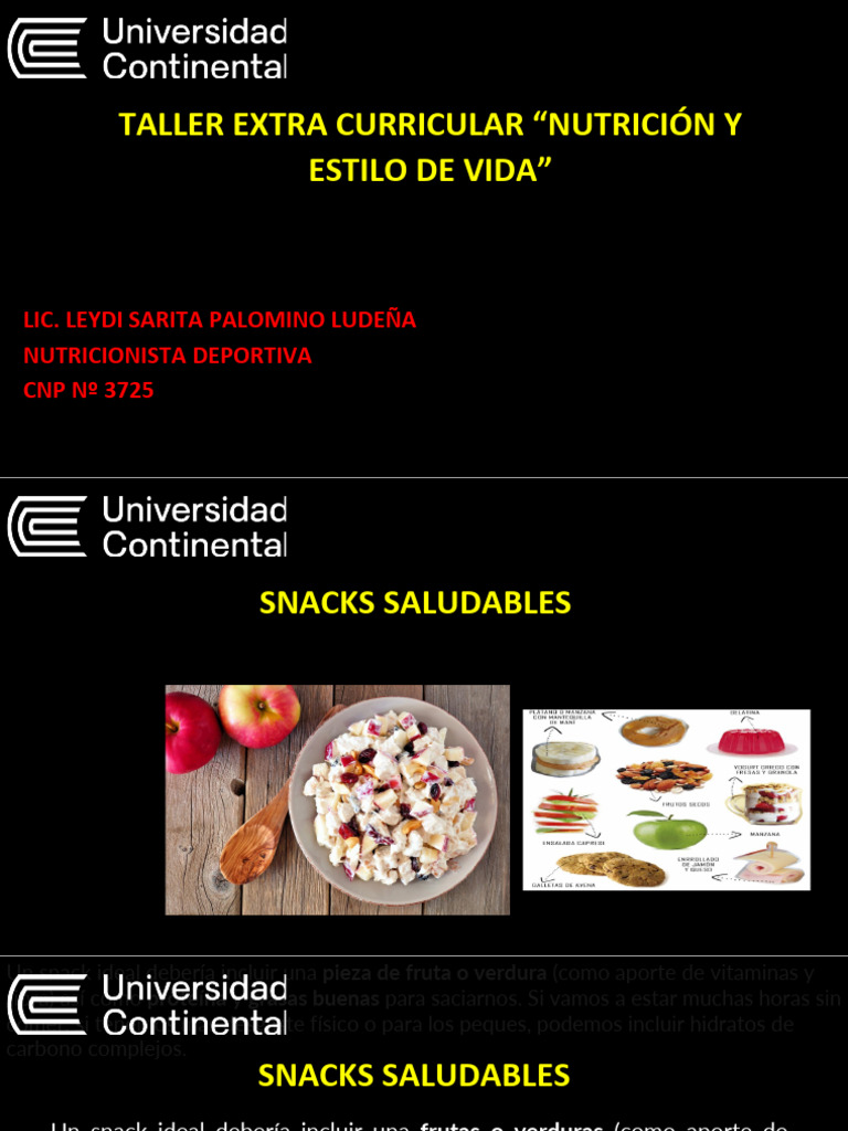 Snacks Saludables | PDF | Chocolate | Fruta